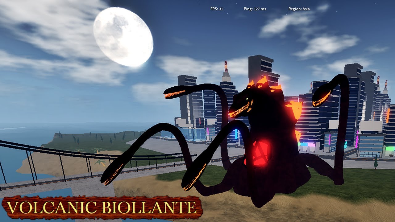 Volcanic Biollante Cinematic I Roblox Kaiju Universe - YouTube