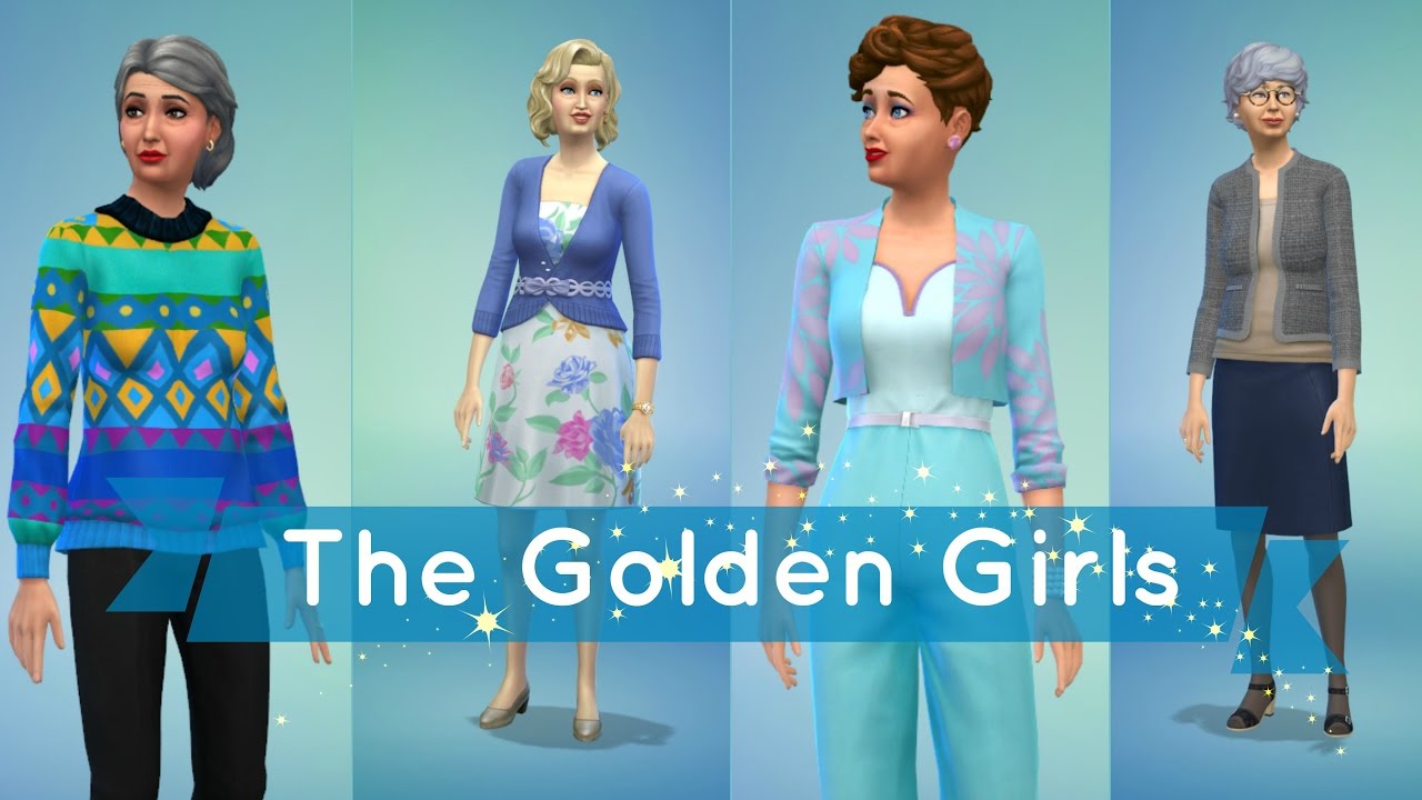 The Sims 4: Golden Girls CAS - YouTube