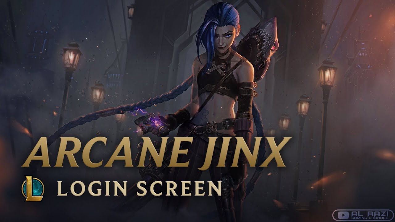 Arcane Jinx | Arcane Get Jinxed | Login Screen | Animated 4K 60fps ...