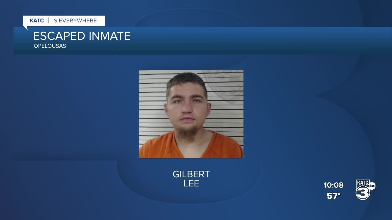 Opelousas escaped inmate: Gilbert Lee - YouTube