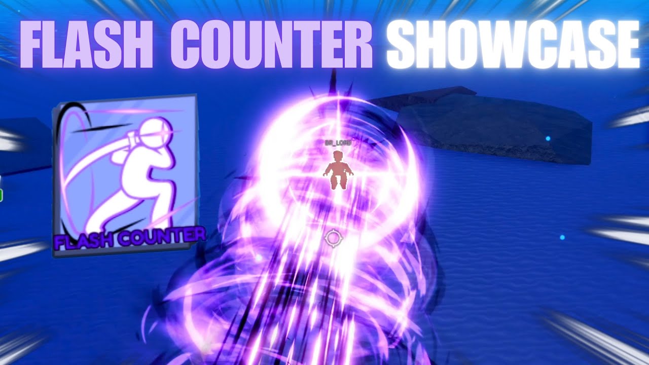 FLASH COUNTER Showcase In Blade Ball Roblox [Best Ability] - YouTube