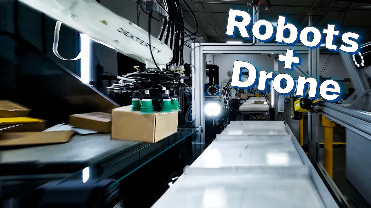 Warehouse Robots + Drones | Dexterity HQ - YouTube