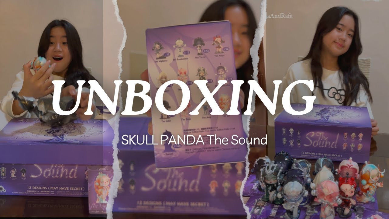 UNBOXING SKULL PANDA THE SOUND 💜 #FinaAndRafa #SkullPanda # ...