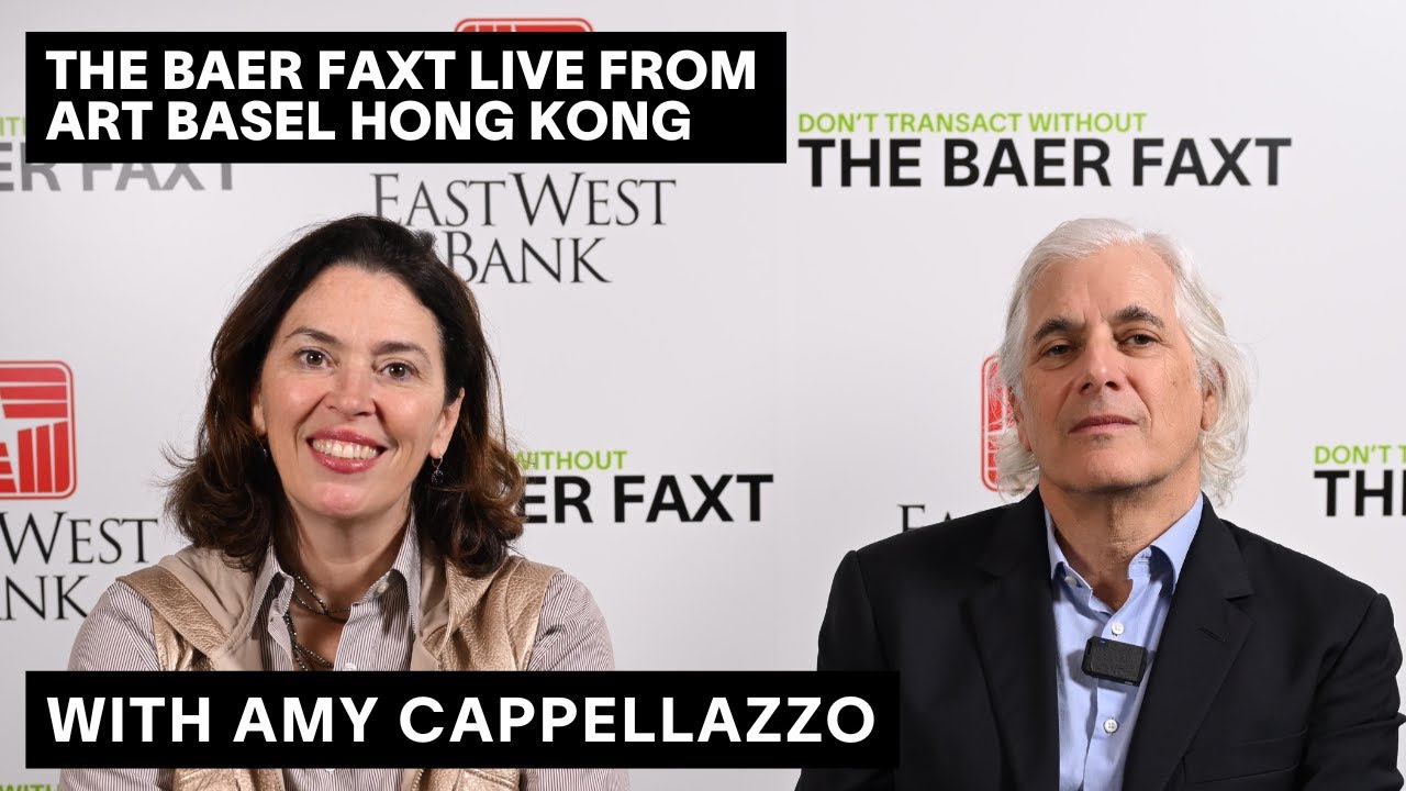 Amy Cappellazzo: TBF Live from Art Basel Hong Kong - YouTube