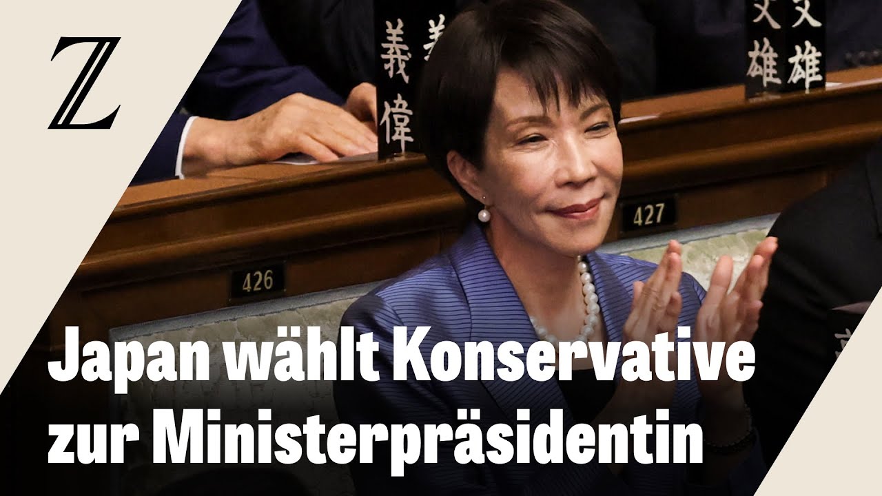 Konservative Sanae Takaichi zur ersten Ministerpräsidentin Japans ...