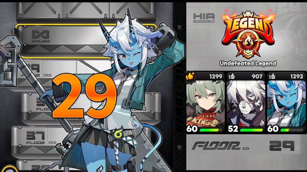 Zenless Zone Zero - Battle Tower Endless Floor 29 - YouTube
