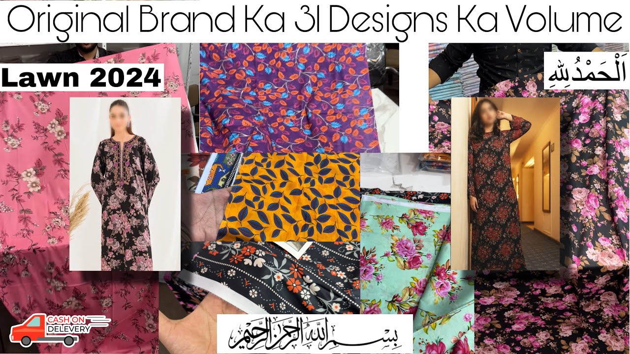 Original Branded Lawn Collection | 31 Designs | Cash On Delivery ...