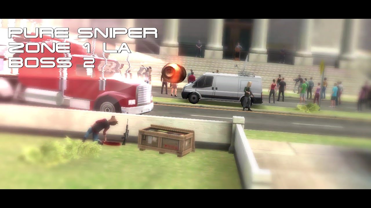 Pure Sniper - Zone 1 LA - Boss 2 - YouTube