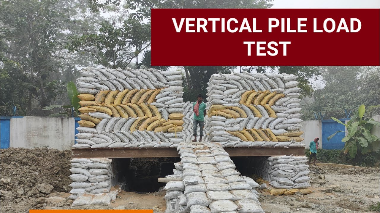 vertical pile load test full details step by step...must watch for ...