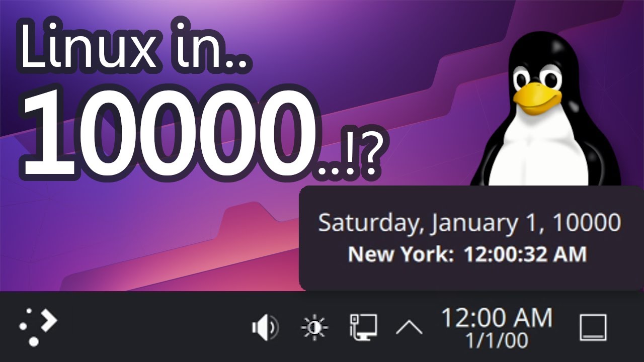 Running Linux in... Year 10000? - YouTube