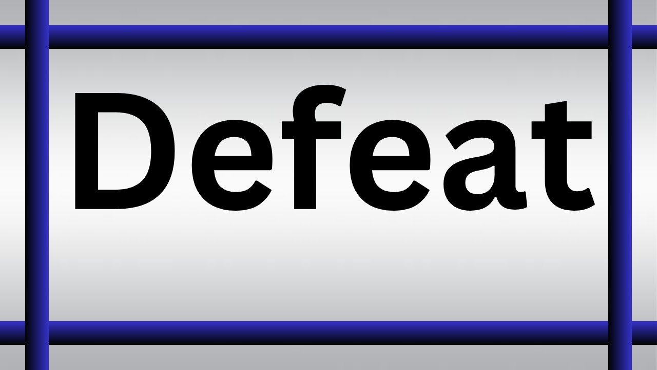 How To Pronounce Defeat | What Is The Meaning Of Defeat - YouTube
