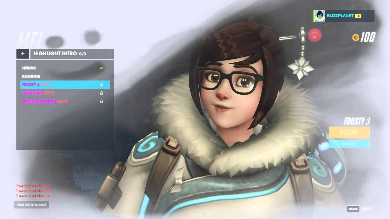 Mei - Highlight Intro animations | Overwatch - YouTube