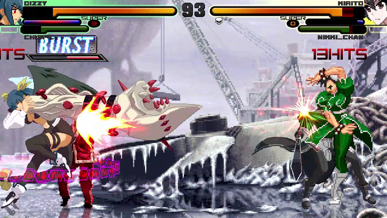 Mugen Request Battle #114: Dizzy & Chun-Li Vs. Kirito & Nikki Chan ...