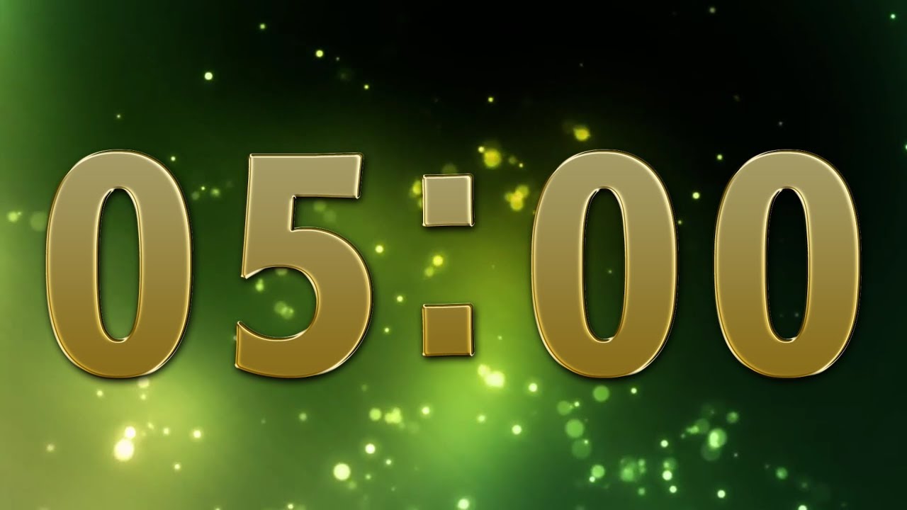 5 Minute Timer countdown - Full HD 1080p - YouTube