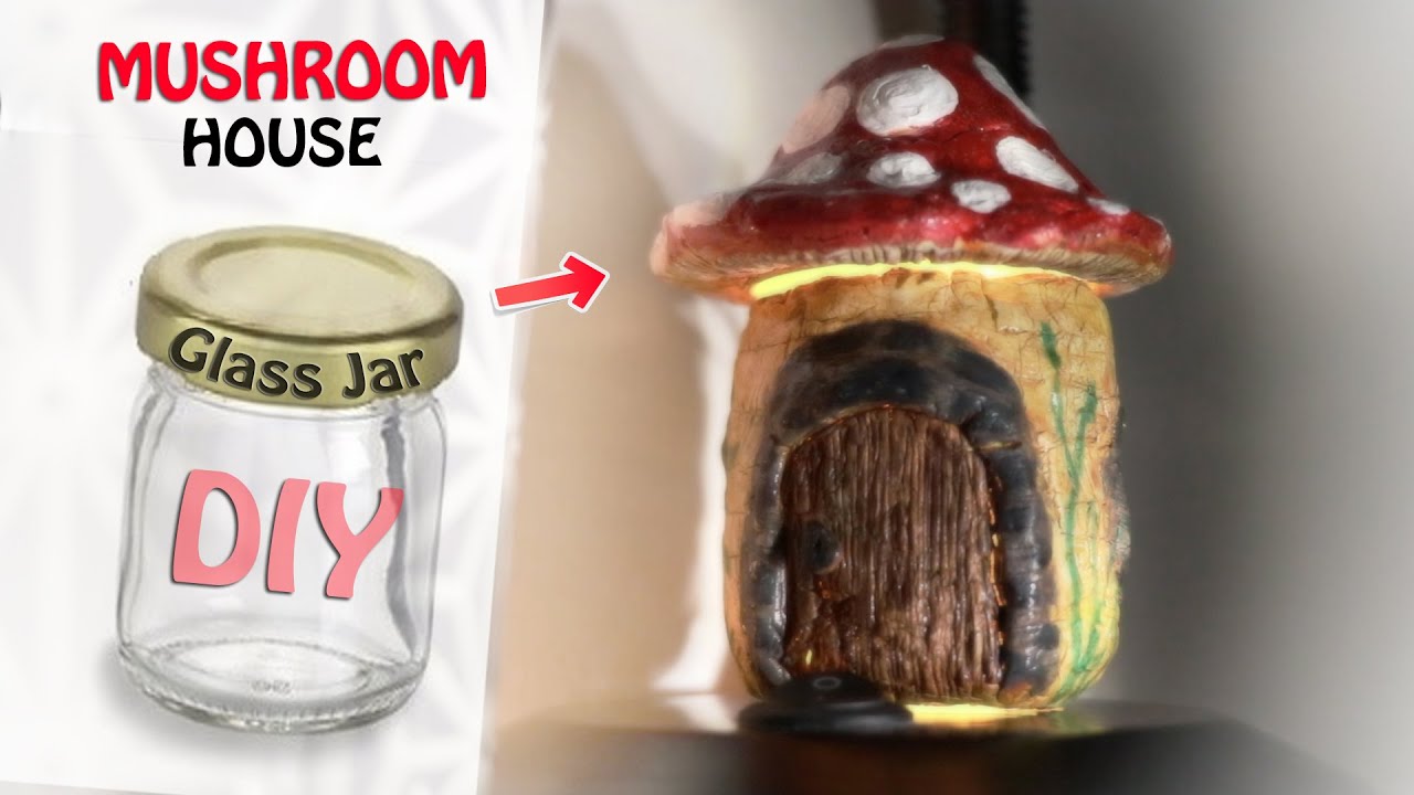 DIY || Mushroom House || Fairy house diy || Smurfs Mushroom House From ...
