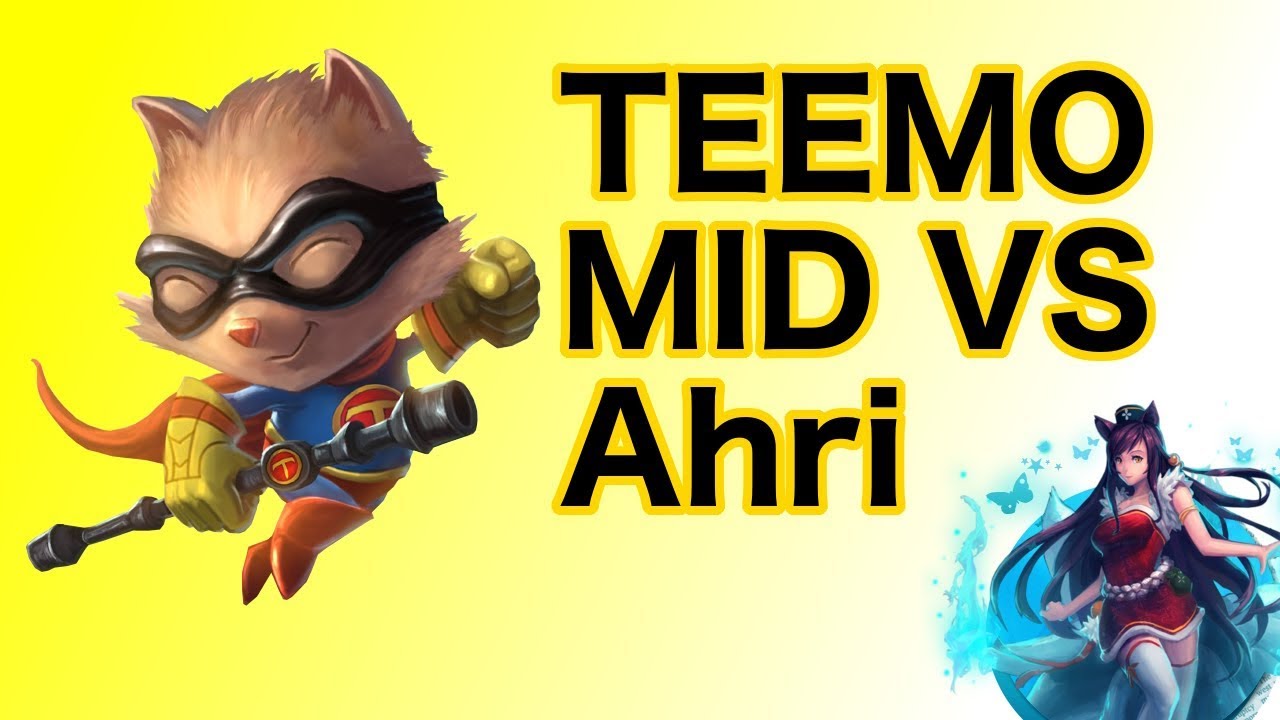Teemo new runes vs ahri mid gameplay 2017 HD - YouTube