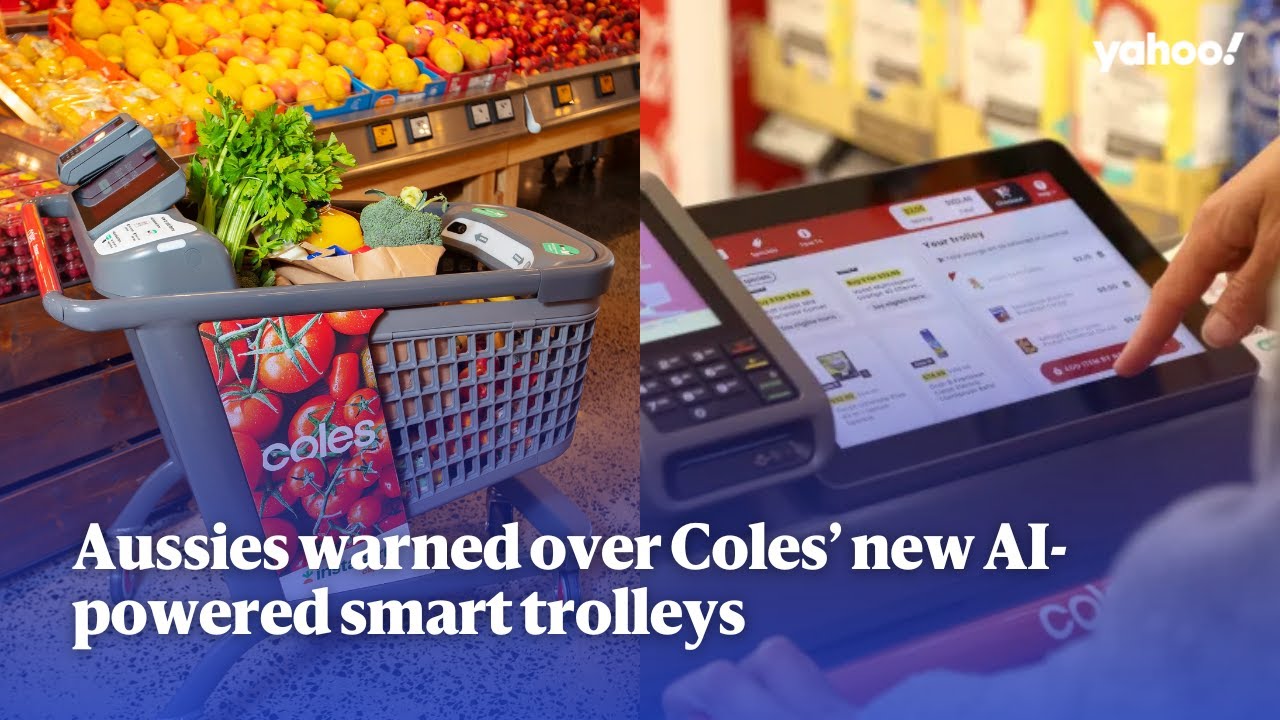 Aussies warned over Coles’ new AI-powered smart trolleys | Yahoo ...
