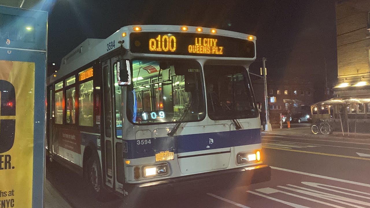 MTA Bus: Orion VII Old Gen Hybrid #3736 & #3594 Q69 & Q100 Limited ...