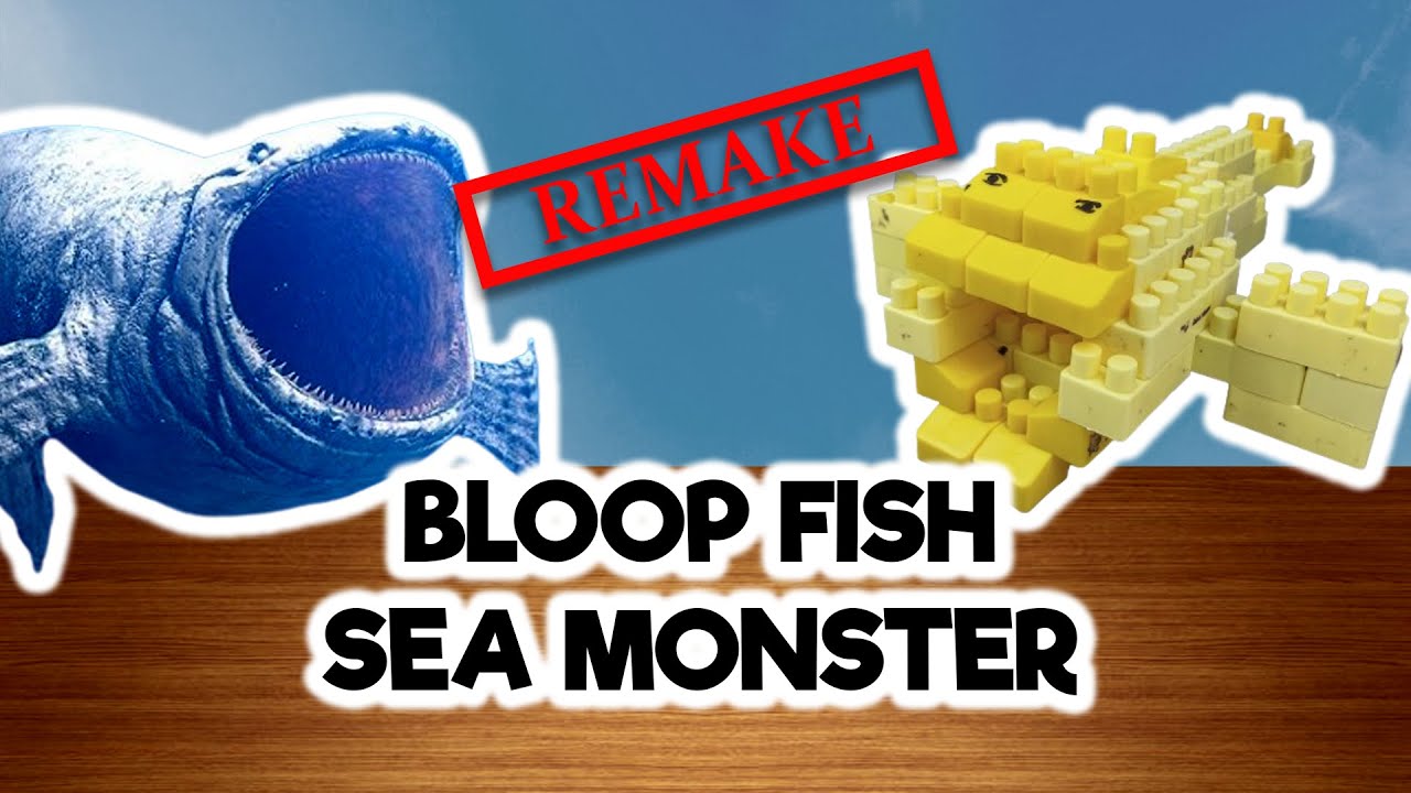 Cara Membuat Bloop Fish Sea Monster Dari Balok Susun | Remake - YouTube