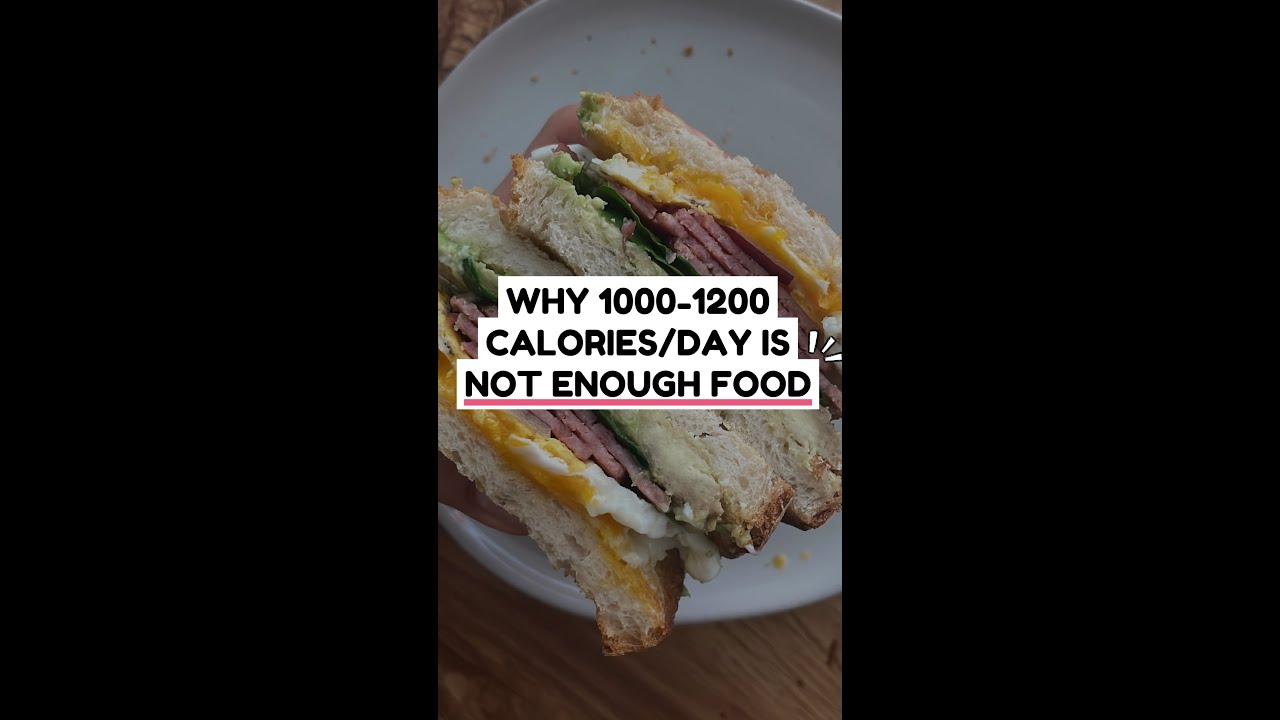 Why 1200 Calories Is Not Enough Food! - YouTube