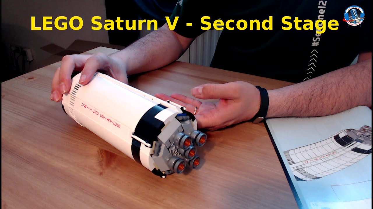 Lego Saturn V kit 21309 Timelapse - Second stage assembly - YouTube