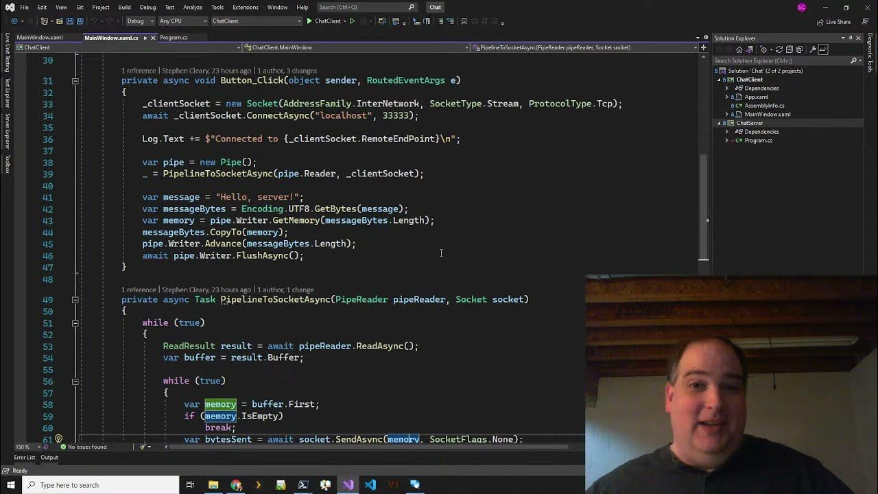 Asynchronous TCP/IP, Part 3 - YouTube