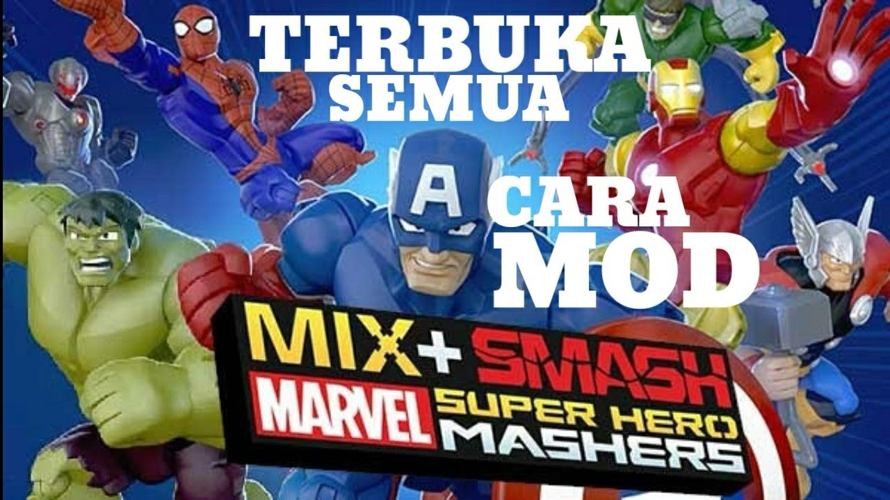 MIX+SMASH MARVEL MASHERS CARA MOD UNLOCK ALL CHARACTERS ANDROID OFFLINE ...