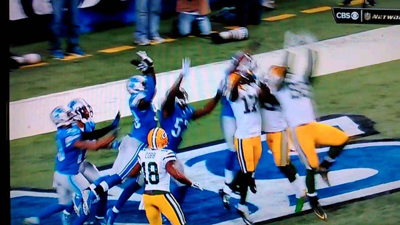 Packers vs Lion #WINNING CATCH - YouTube