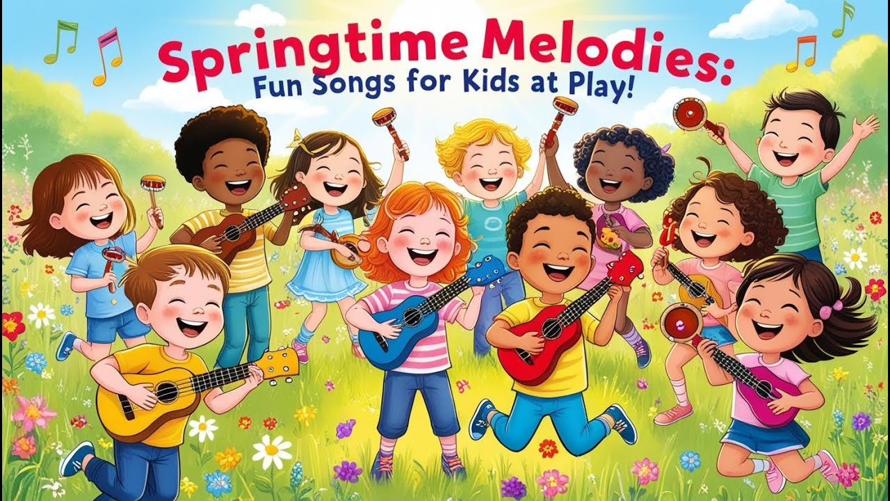 "Springtime Melodies: Fun Songs for Kids at Play!" #spring2025 - YouTube