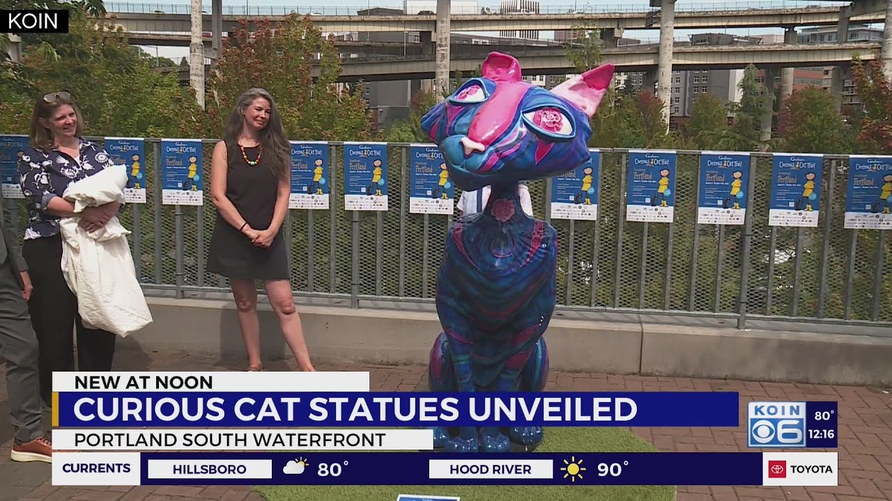 Dozens of ‘Coraline’ cat sculptures to appear in Downtown Portland ...