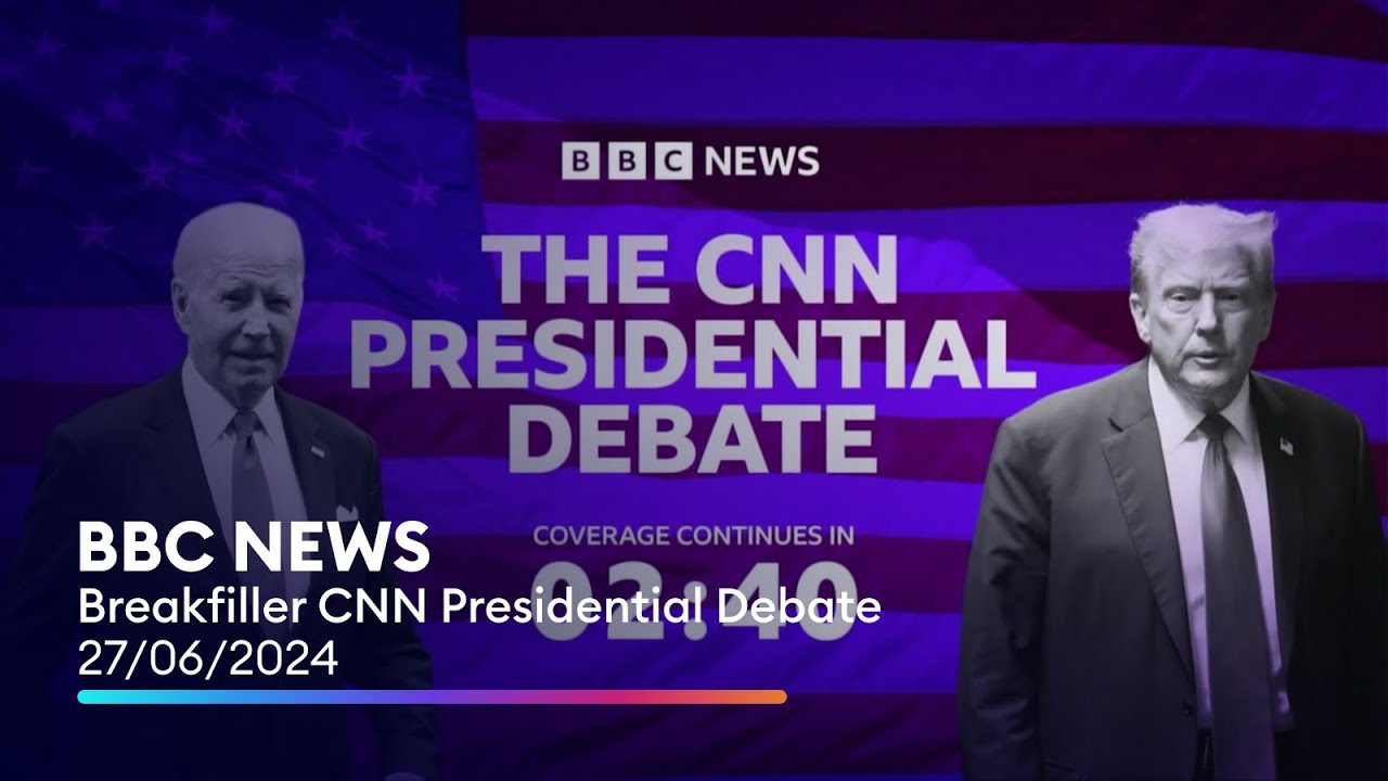 BBC News - CNN Presidential Debate - Breakfiller (27/06/2024) - YouTube