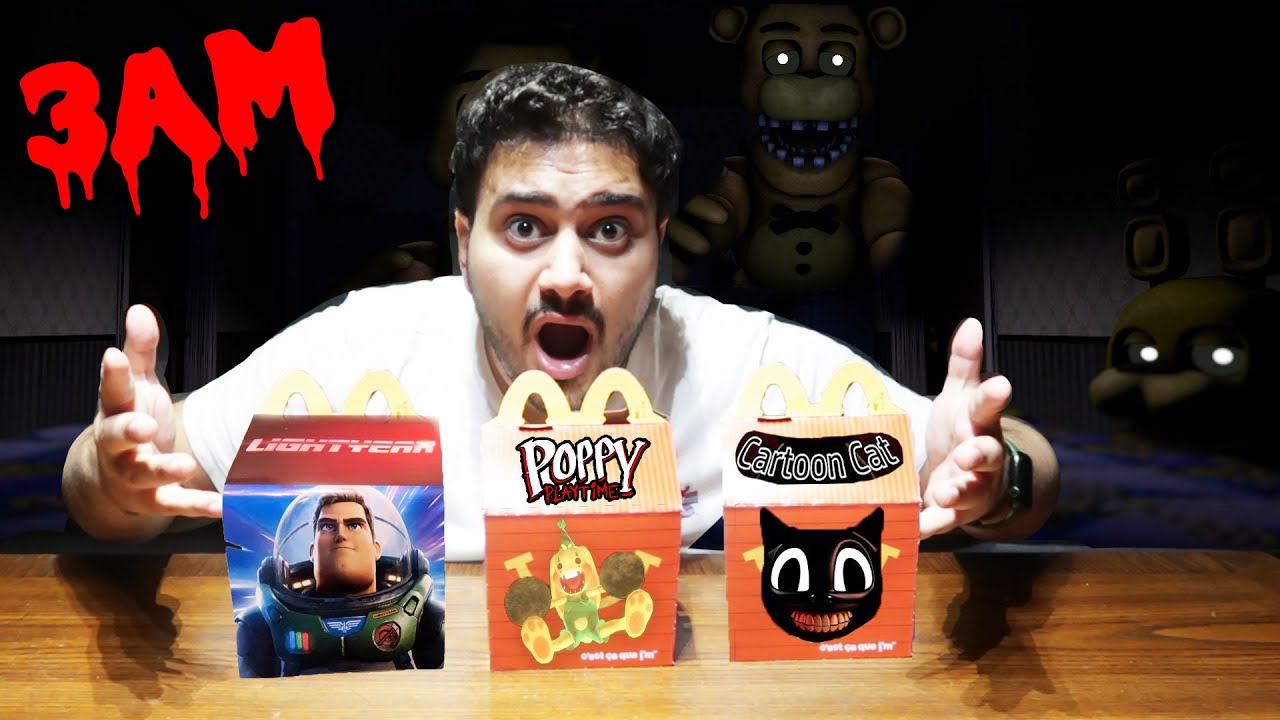 DO NOT ORDER THE 4 MOST SCARY CARTOON HAPPY MEALS AT 3 AM! (I DO IT SO ...