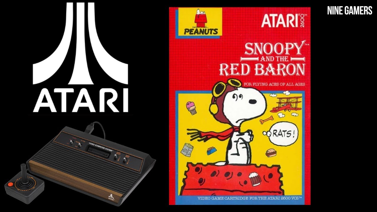 SNOOPY AND THE RED BARON - ATARI 2600 Series - Retro Games (ATARI.026 ...