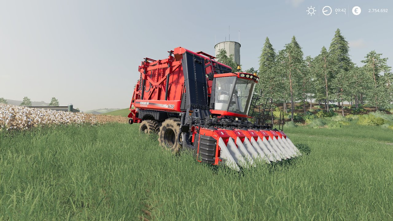Farming Simulator 2019 Case Cotton Harvester v2.0 FS19 Mod - YouTube