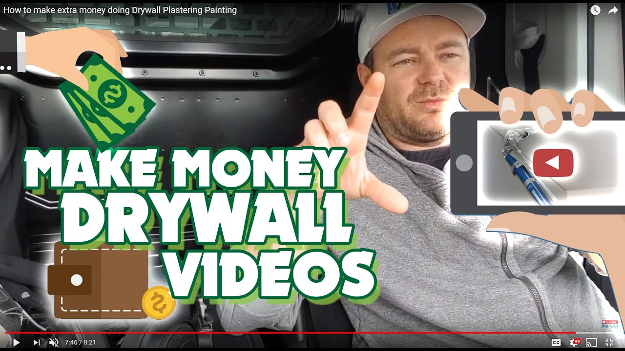 How to make extra money doing Drywall Plastering Painting - YouTube