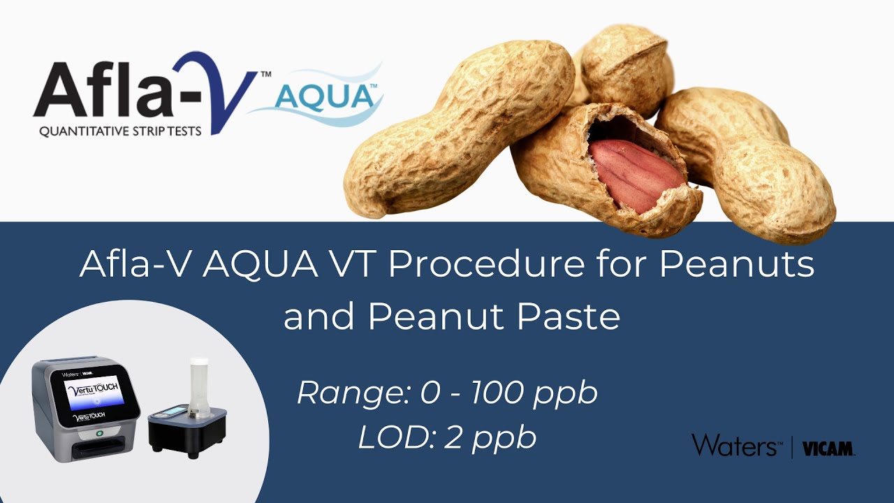 Afla V AQUA VT Strip Test for Peanuts and Peanut Paste - YouTube