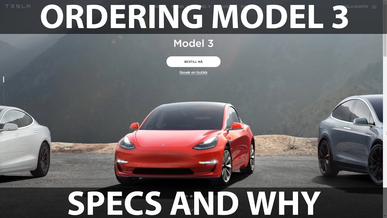 Ordering my Model 3 - YouTube