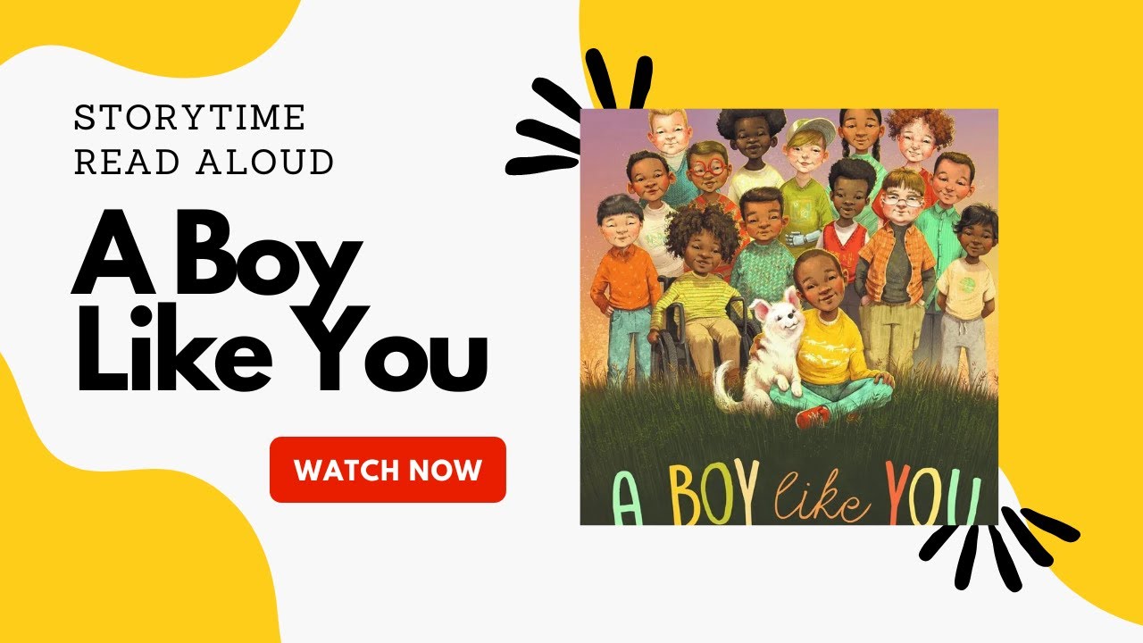 "A Boy Like You" Multicultural Diversity Story Time Read Aloud Children ...
