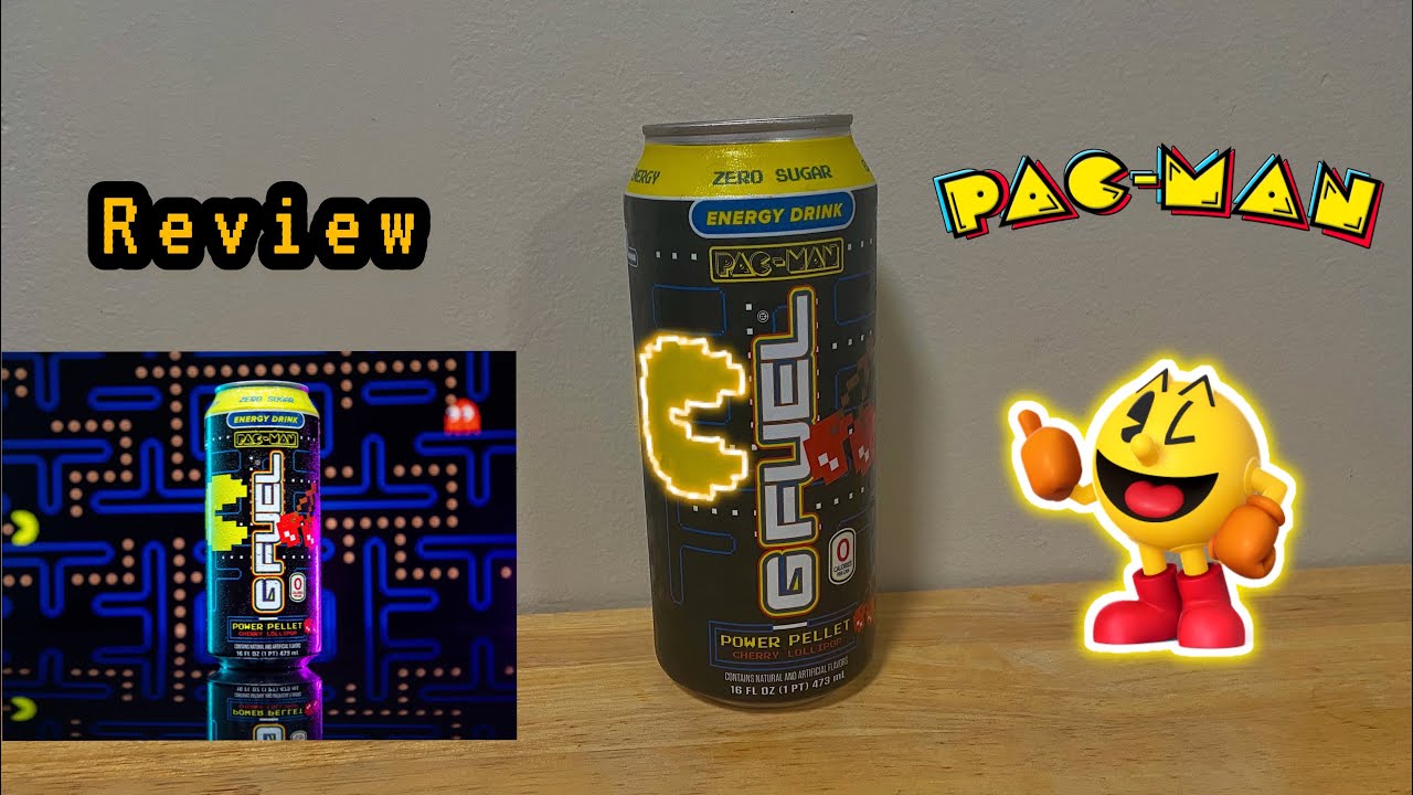 Reviewing G fuel flavor Pac-Man 🎮 - YouTube