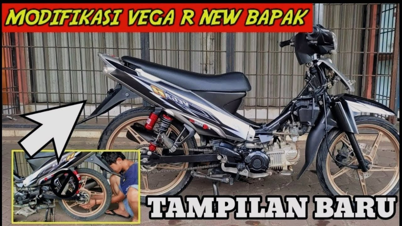 YAMAHA VEGA R NEW MODIF HARIAN SIMPLE HASIL REPAINT VELG - YouTube