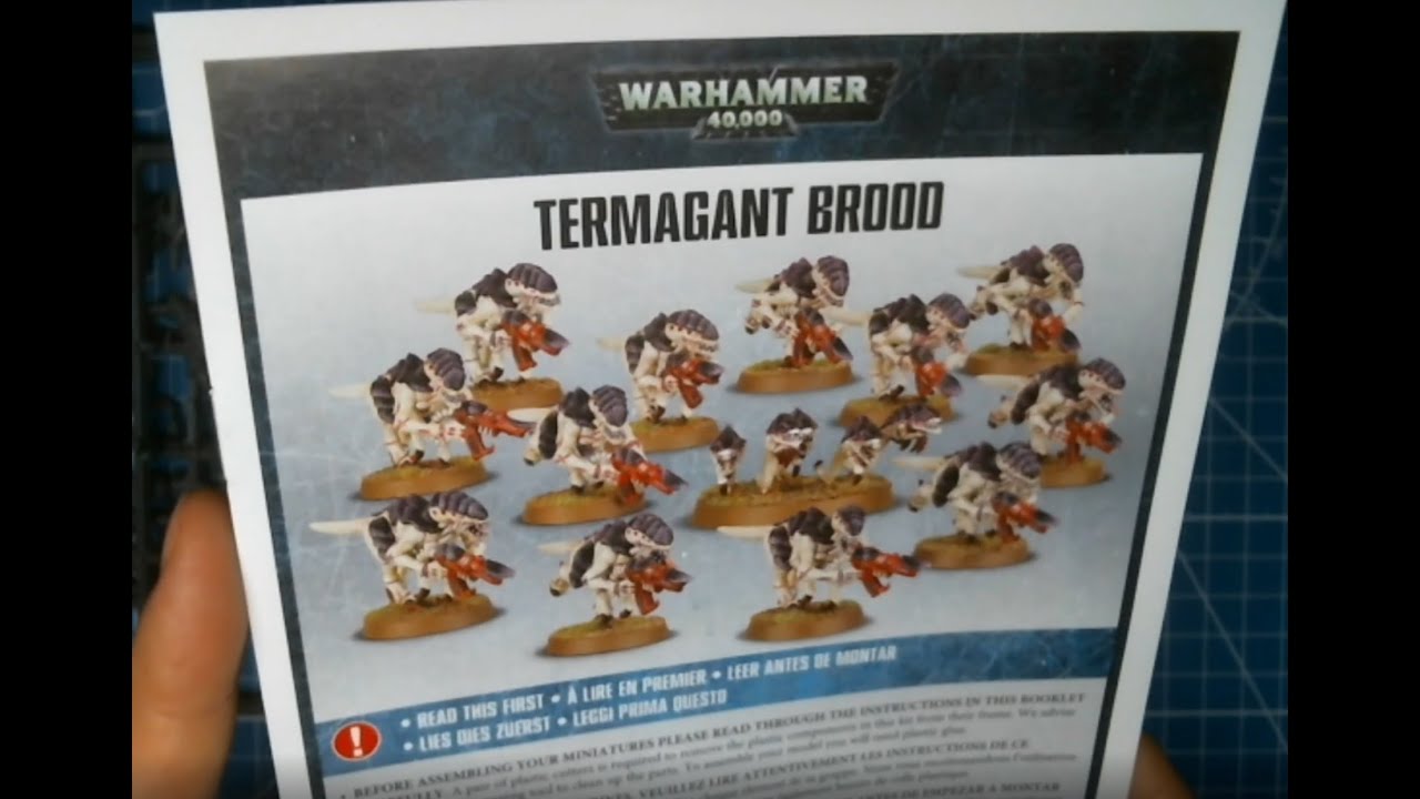 Warhammer 40k Tyranid Termagant Unboxing and Assembly - YouTube