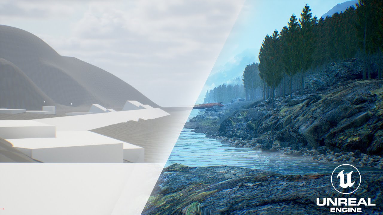 Creating A Mountain Valley in Unreal Engine 5 - YouTube