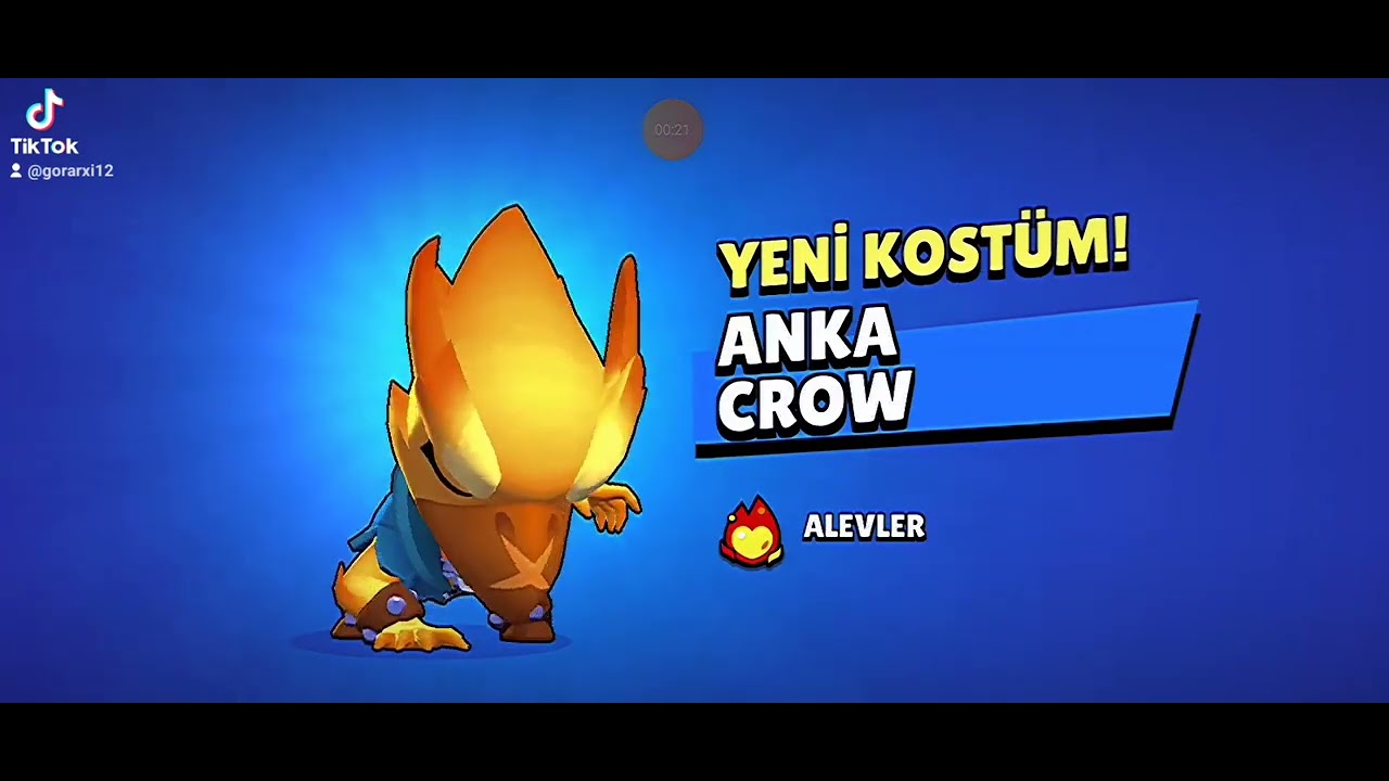 arkadaşlar ANKA CROW aldım 😎 - BRAWL STARS - YouTube