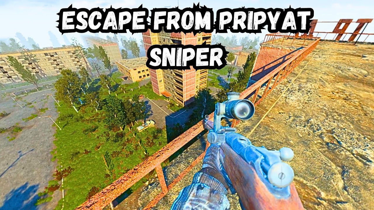 Pripyat's DEADLIEST sniper... Official Day 1 EFP STALKER Anomaly - YouTube