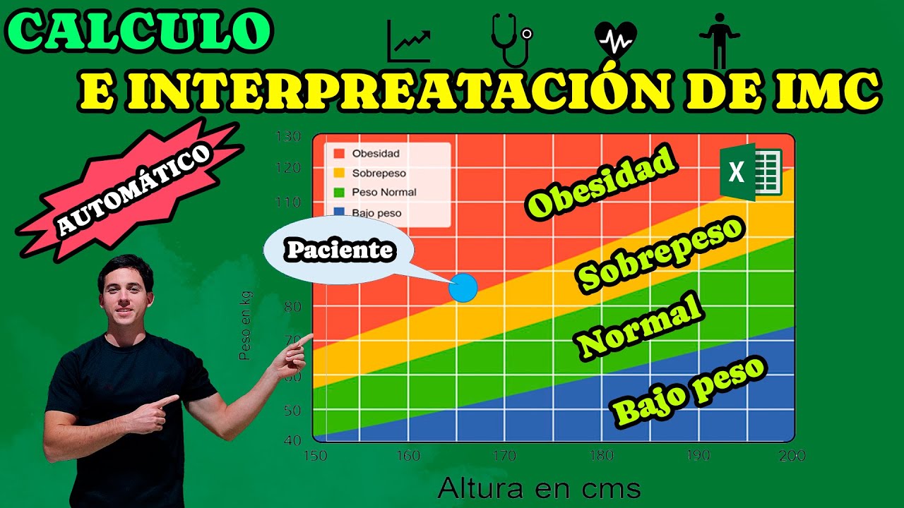Calcula y grafica el IMC en Excel - YouTube