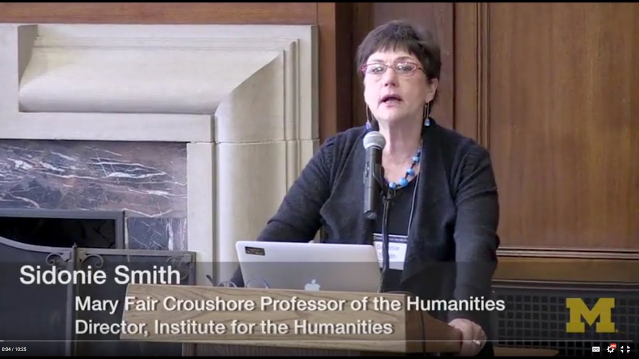 U-M Provost's Seminar on Teaching, Sidonie Smith Opening Remarks - YouTube