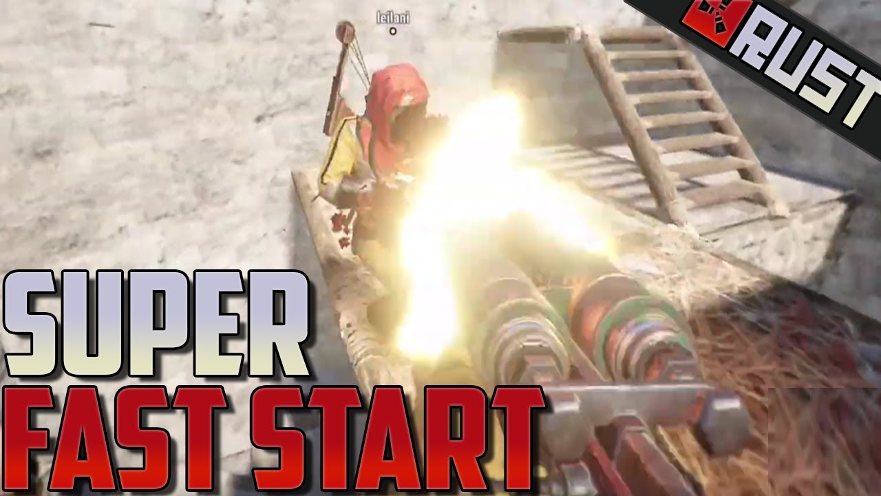 SUPER FAST START!! - Rust - YouTube