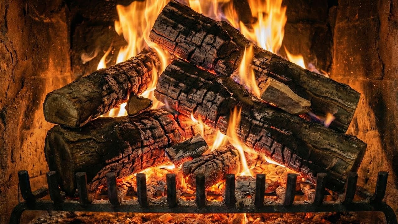 Pure Fireplace Crackle (No Music) | 10 Hours Fire Sound Loop - YouTube