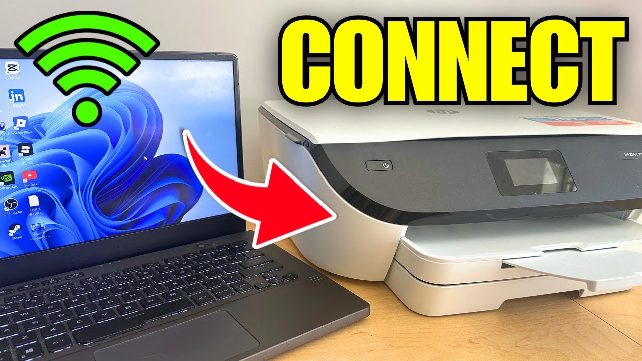 How To Connect HP Printer To Laptop (2 Methods) - YouTube