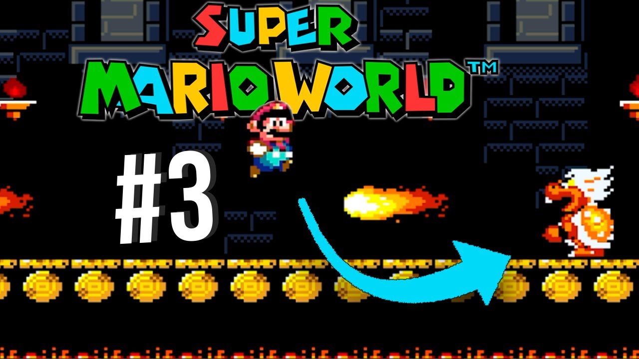 SUPER MARIO WORLD ( BOSS Ludwig Von Koopa) #3 MUNDO 4 - YouTube